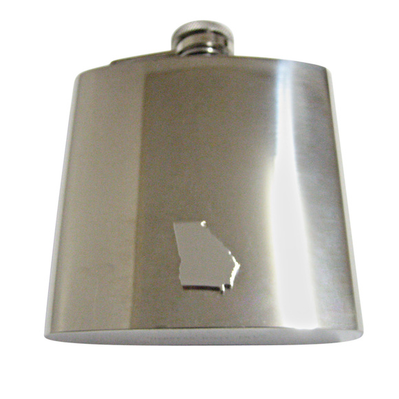 Kiola Designs | Other | Georgia State Map Shape 6oz Flask | Poshmark